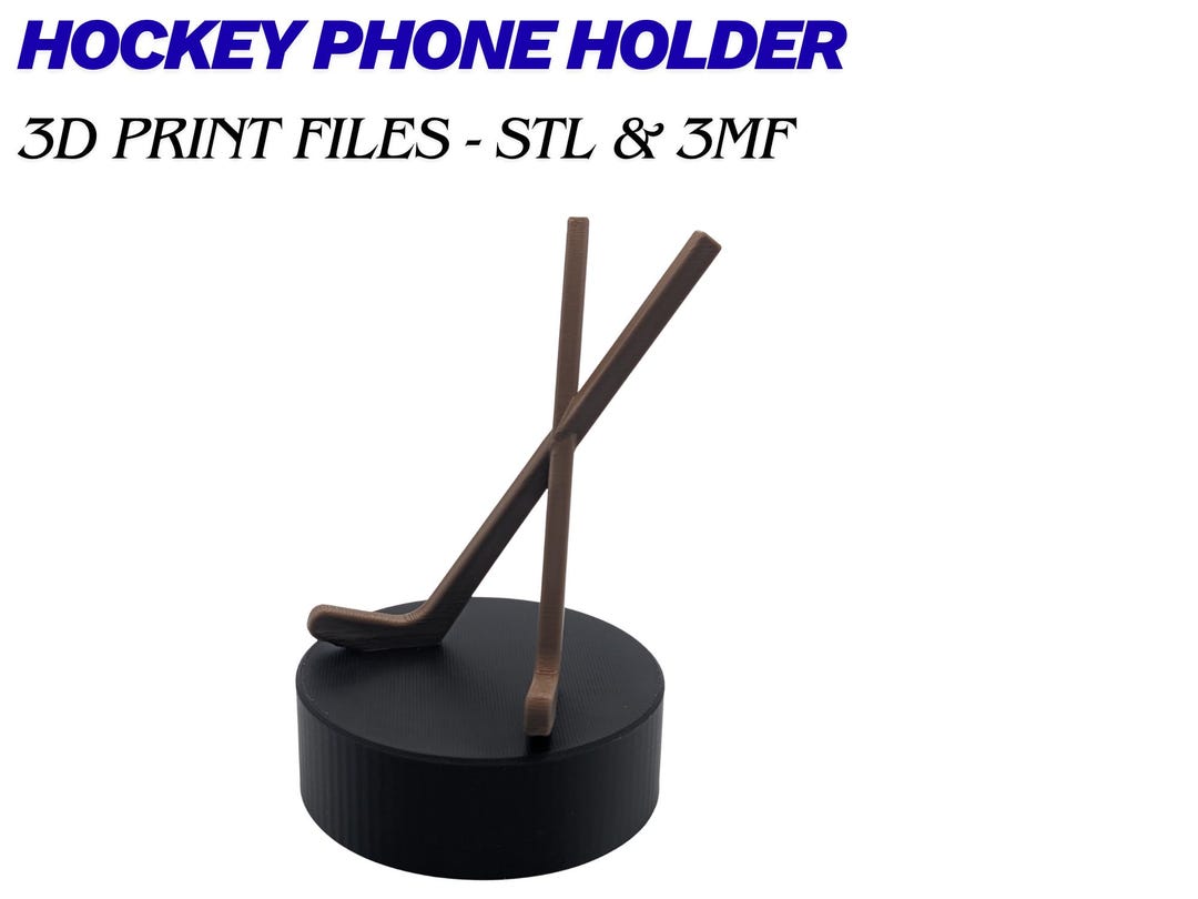 Hockey Puck Phone Holder - 3D Print Files (STL + 3MF) - Etsy