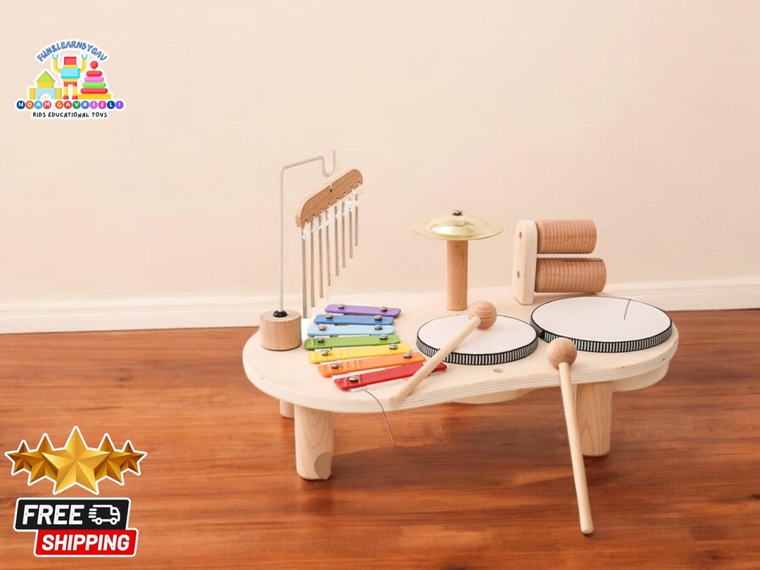 Wooden Musical Toy for Babies | Multifunctional Music Table for ...