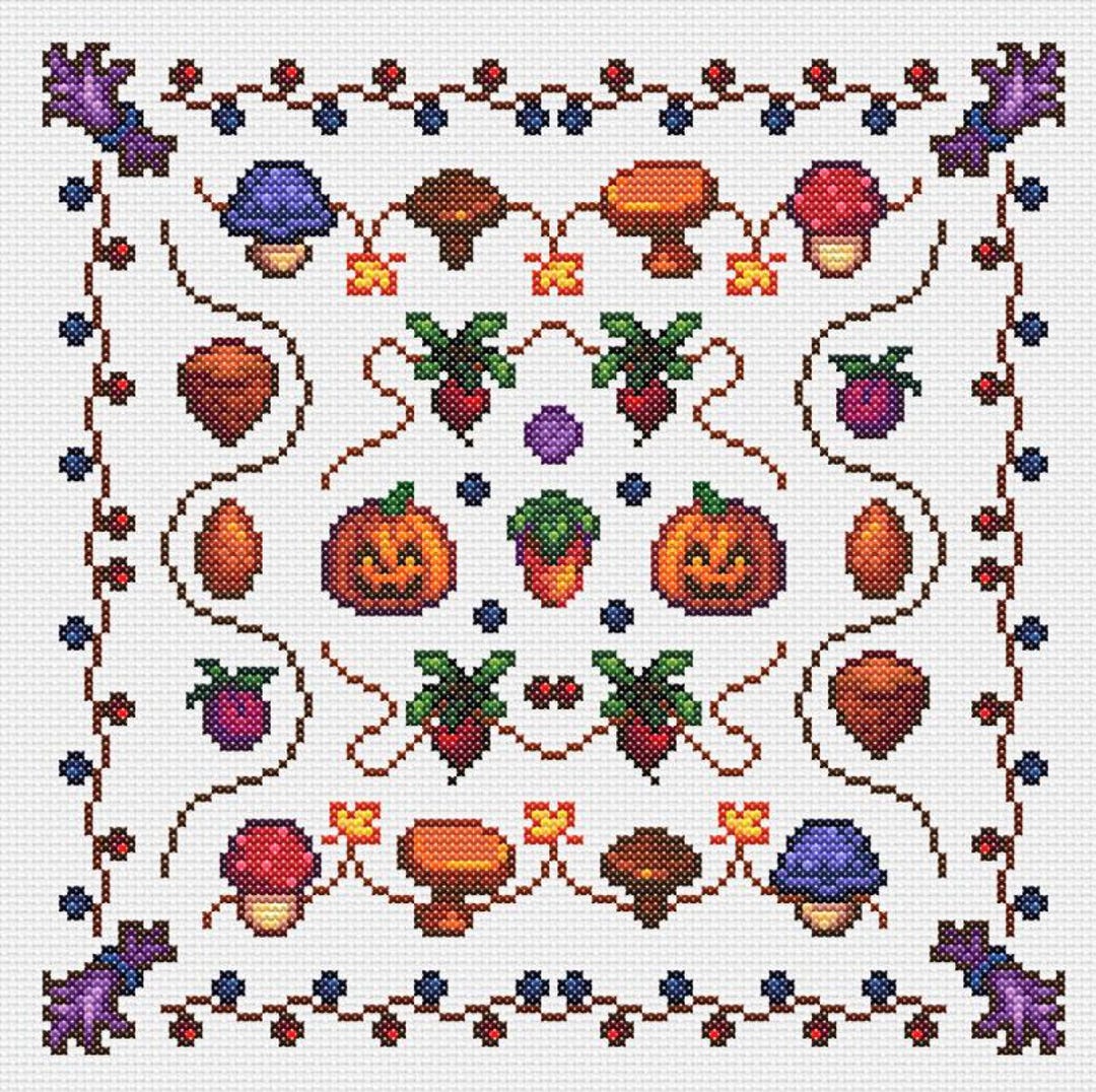 Stardew Valley in Fall - Cross Stitch Pattern - PDF Download - Etsy