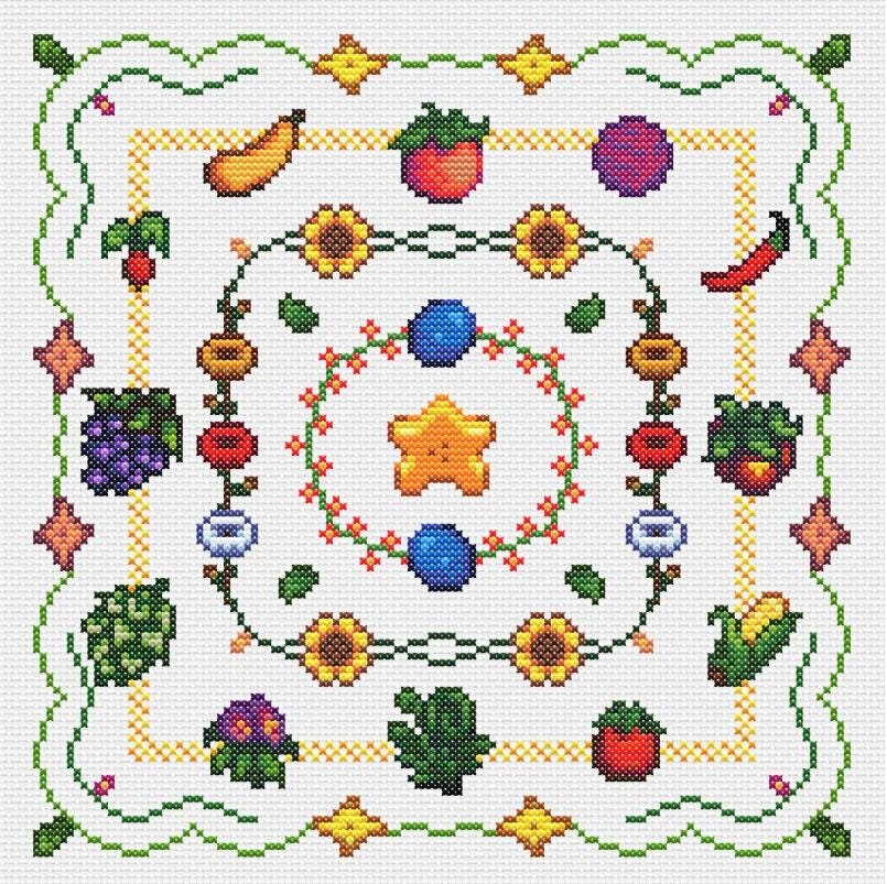 Stardew Valley in Summer - Cross Stitch Pattern - PDF Download - Etsy