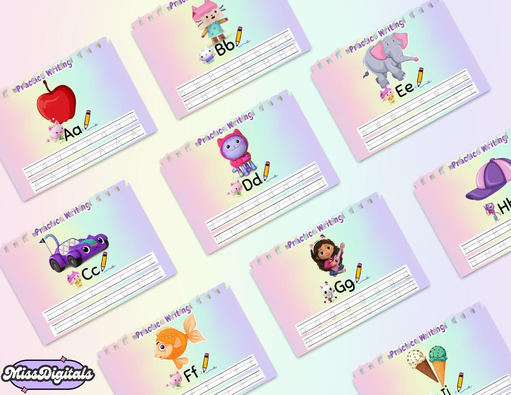 Gabby's Dollhouse Printable Busy Book - Etsy