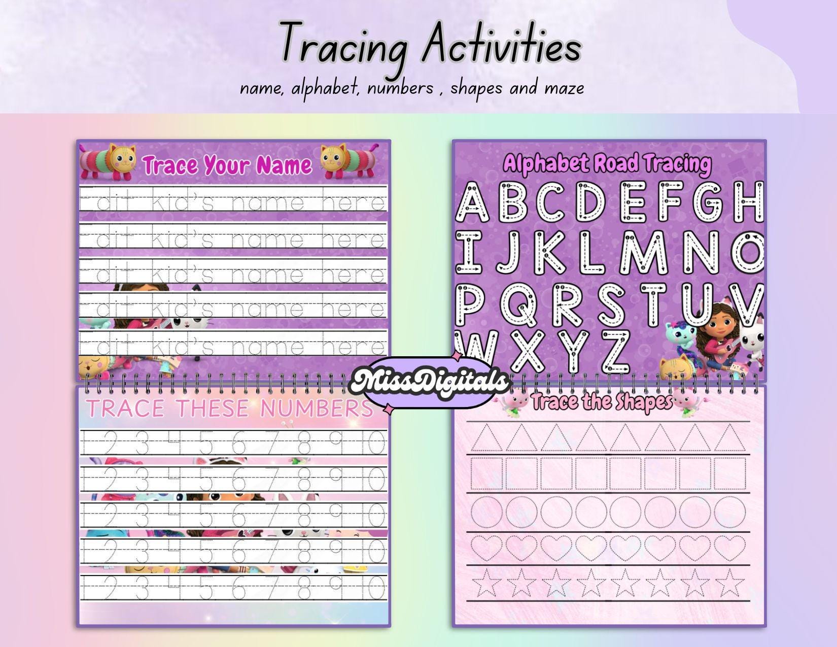 Gabby's Dollhouse Printable Busy Book - Etsy