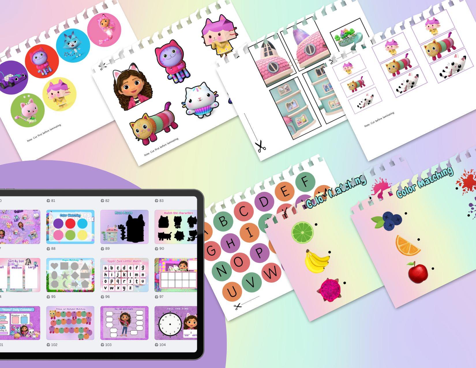 Gabby's Dollhouse Printable Busy Book - Etsy