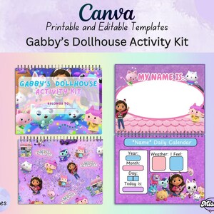 Gabby's Dollhouse Printable Busy Book - Etsy