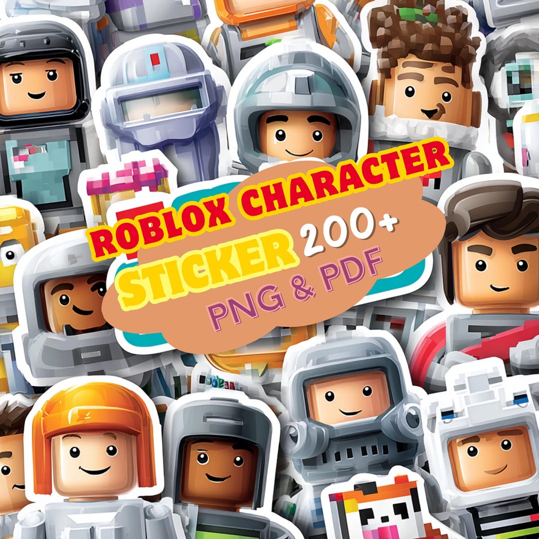 Massive Roblox Sticker Pack - 200+ Unique Designs for Endless ...