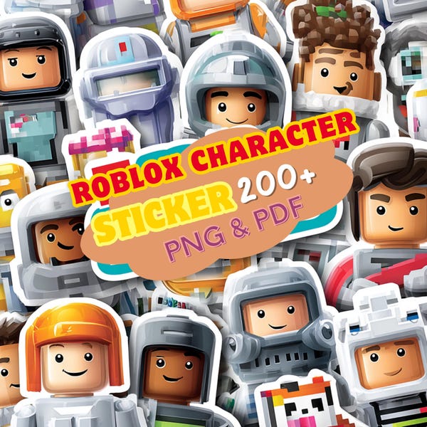 Roblox Decal Stickers - Etsy