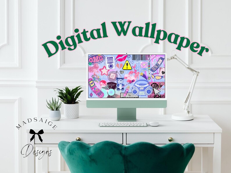 Y2K Desktop Wallpaper Digital Download - Etsy