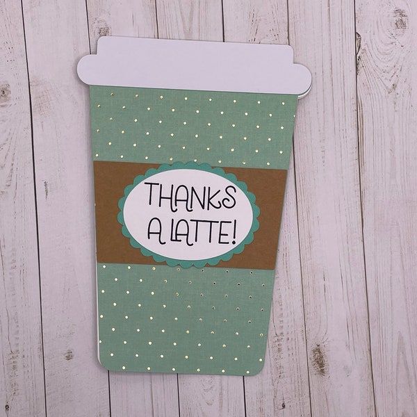 Thanks a Latte - Etsy