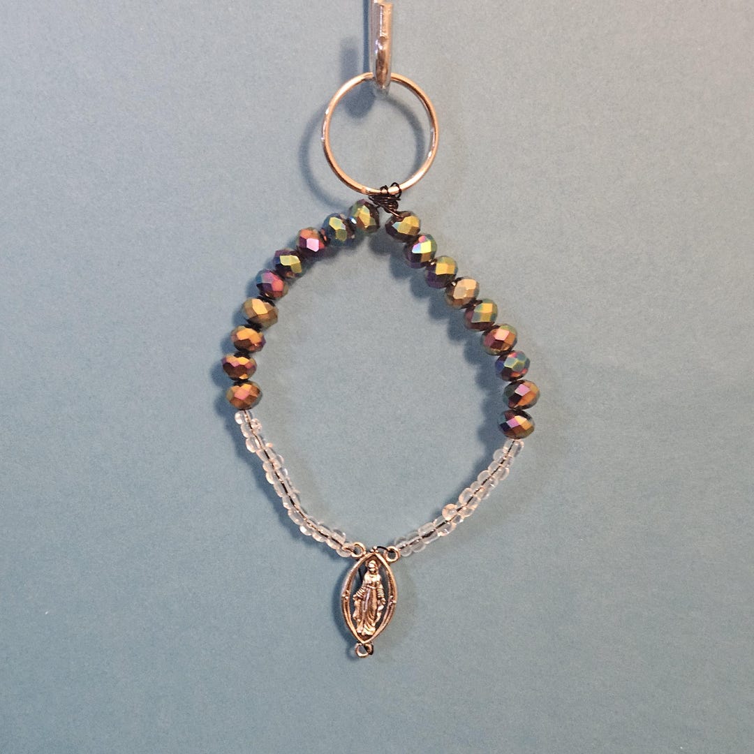 Mother Mary Keychain - Etsy