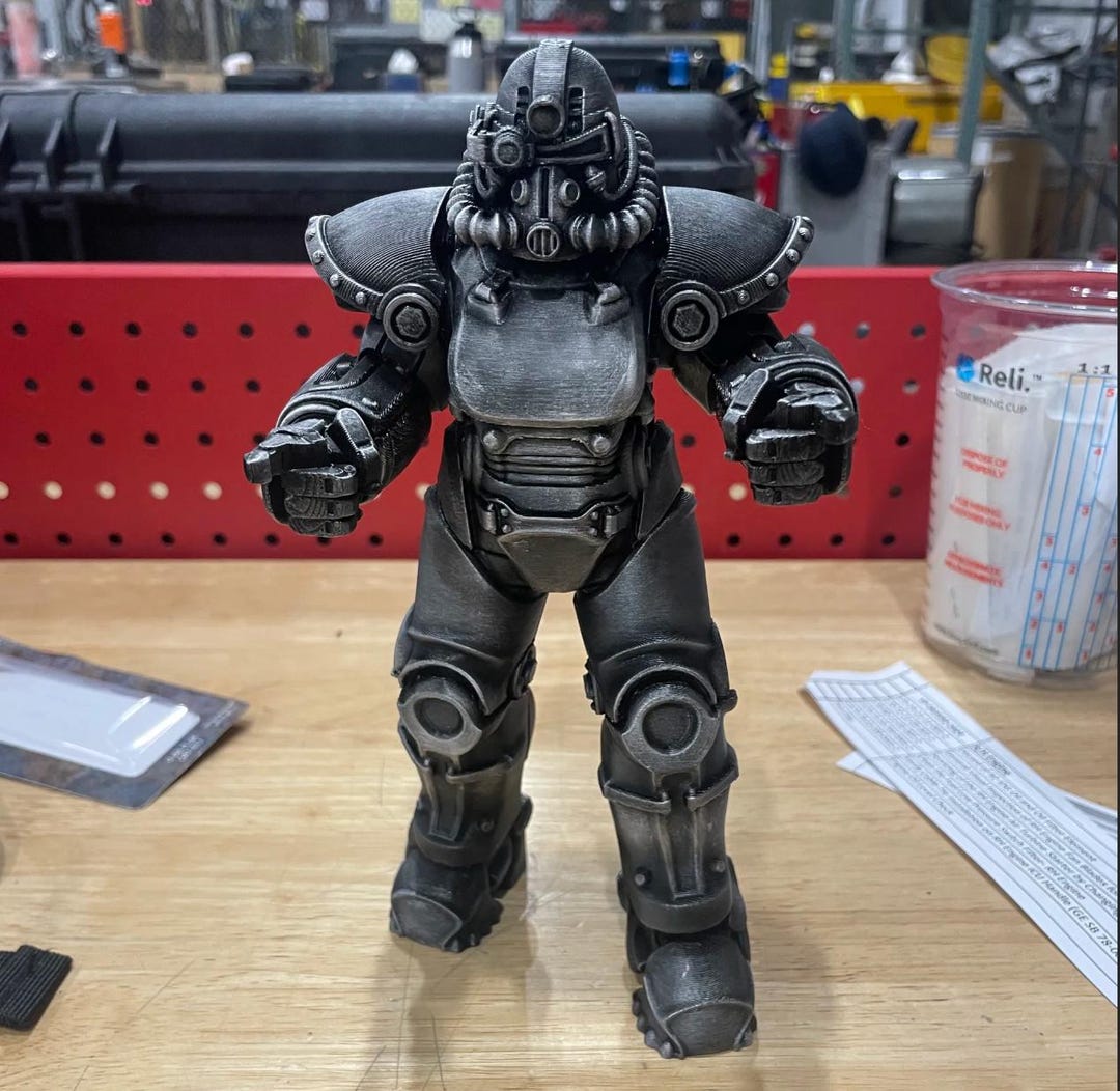 Fallout Series Power Armor 1ft Tall Realistic Model - Etsy