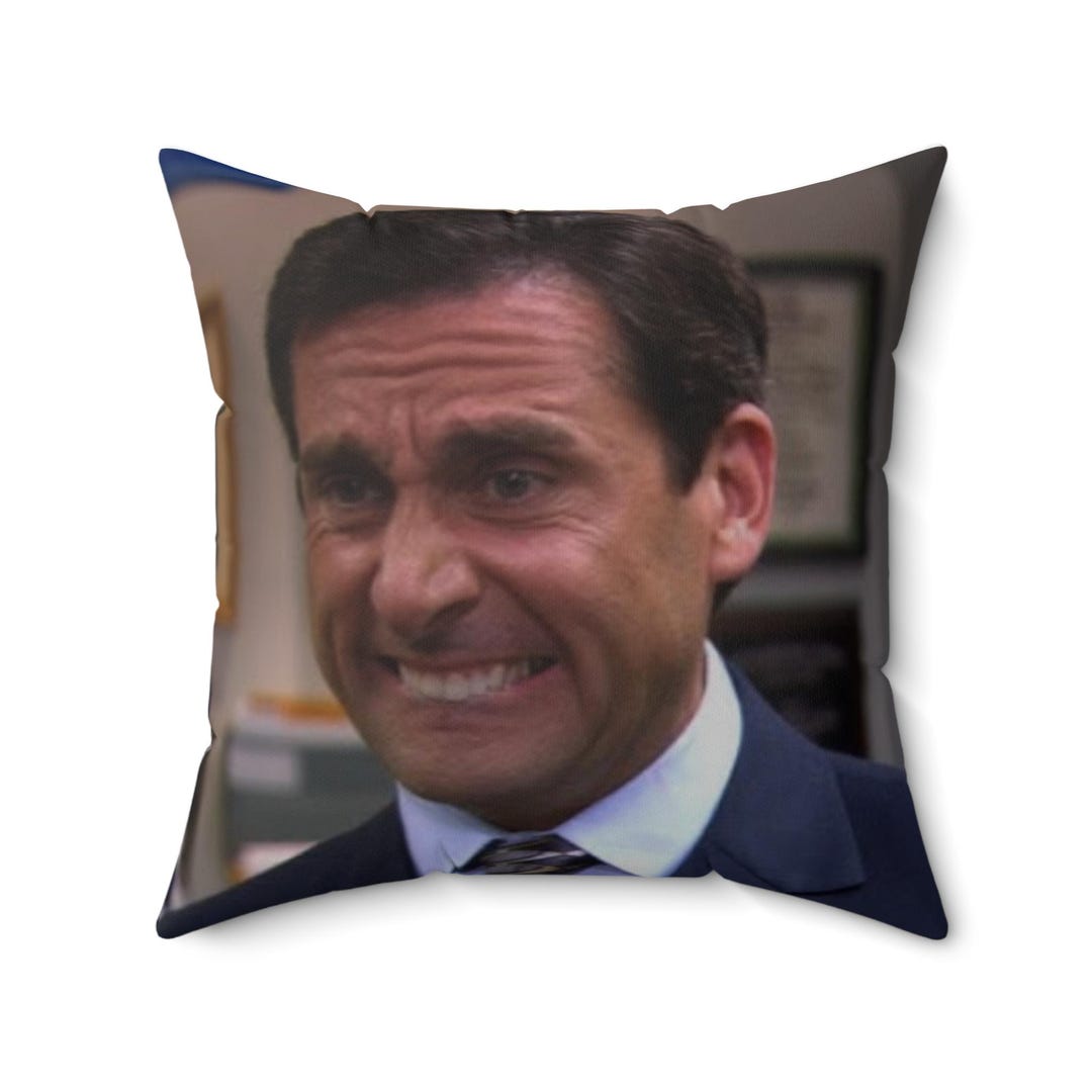 Michael Scott the Office Meme Pillow - Etsy