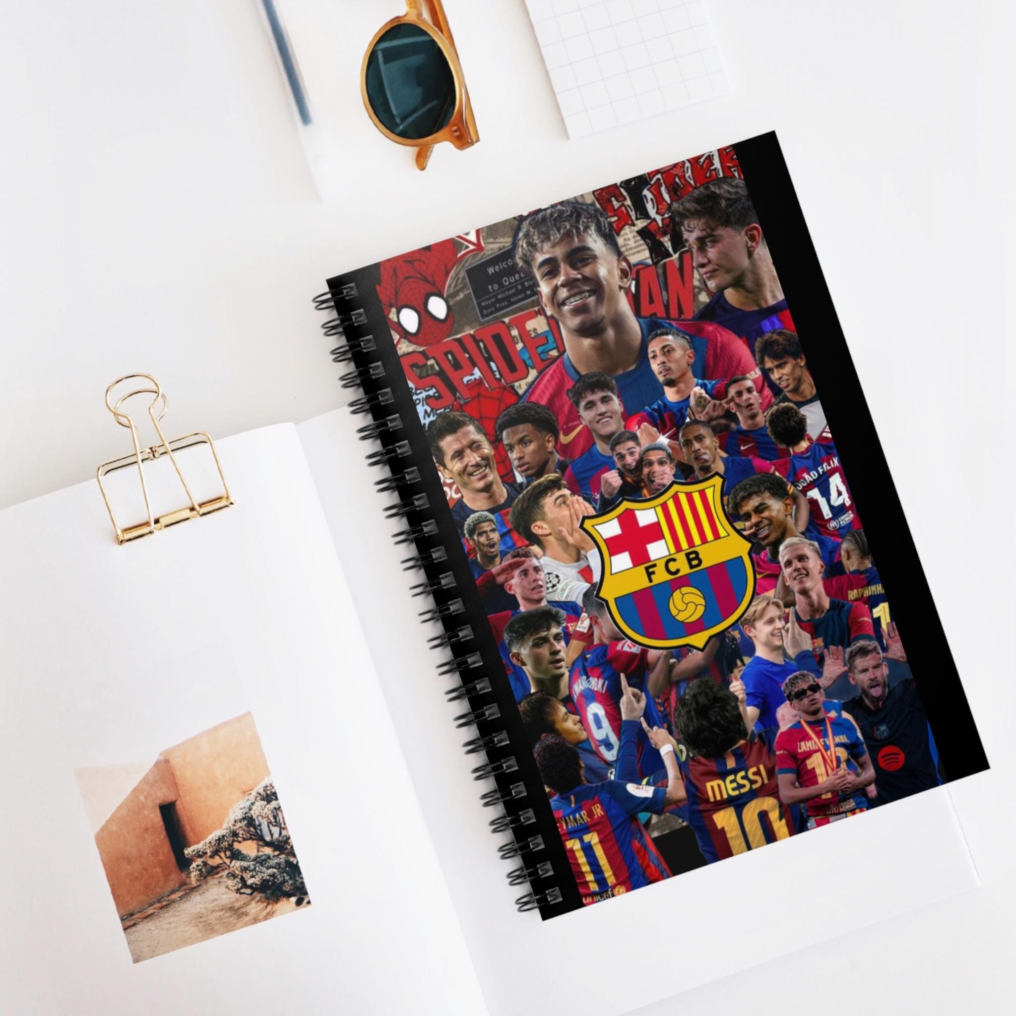 FC Barcelona Superfan Notebook | Ruled Spiral Journal | Gift for Soccer ...