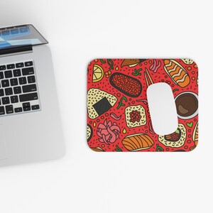 Mouse Pad - Sushi Design - Colorful - Asian - Chinese - Desktop ...
