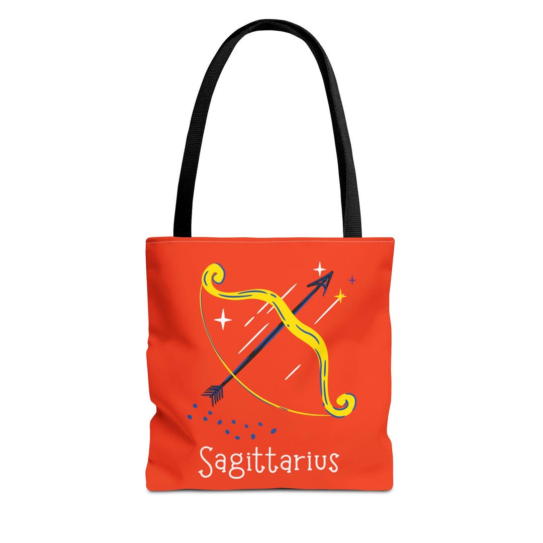Zodiac Sagittarius Tote Bag, Astrology Gift, Horoscope Shoulder Bag ...
