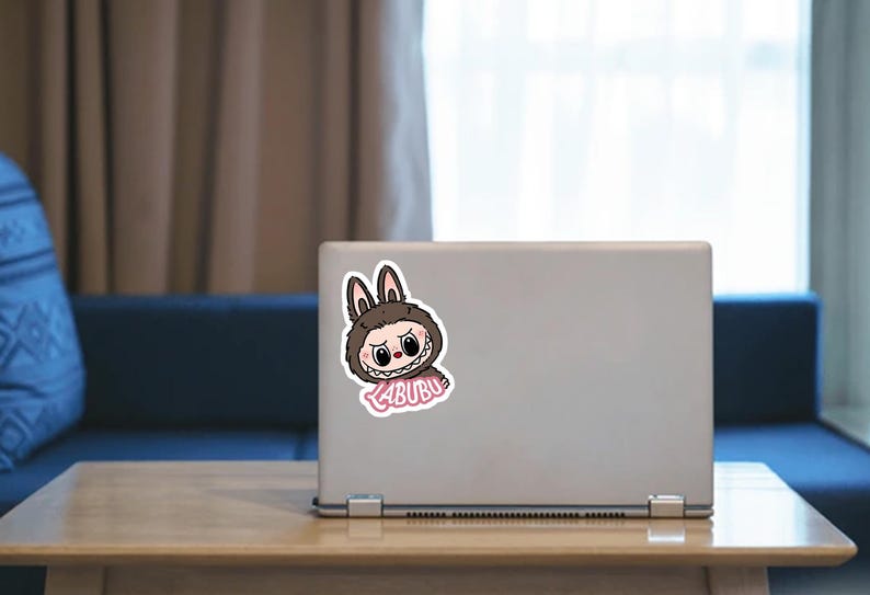 Labubu Brown Sticker Matte Pop Mart - Etsy