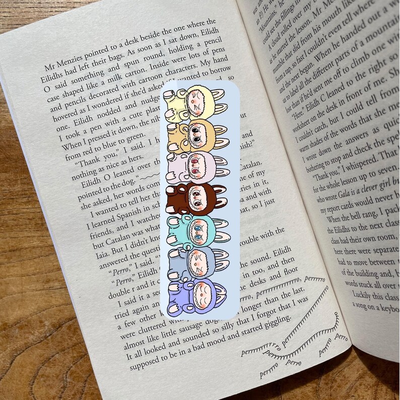 Labubu Crew Bookmark - Etsy