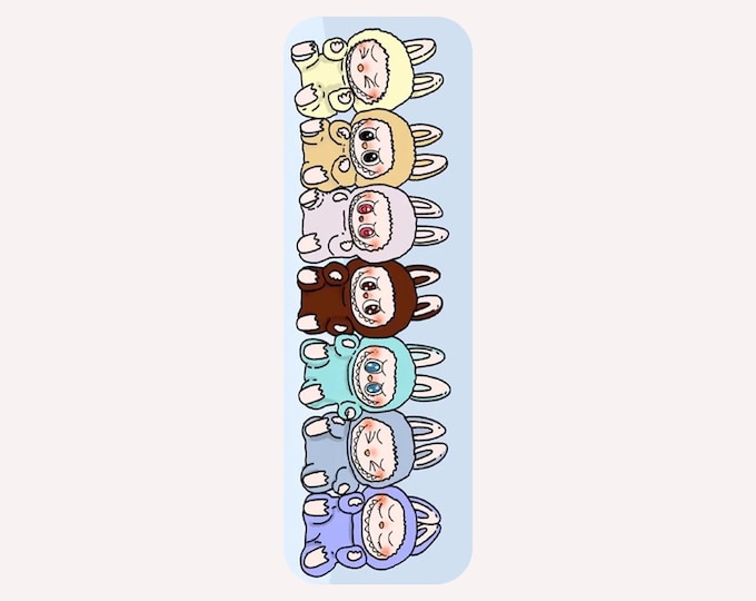 Labubu Crew Bookmark - Etsy