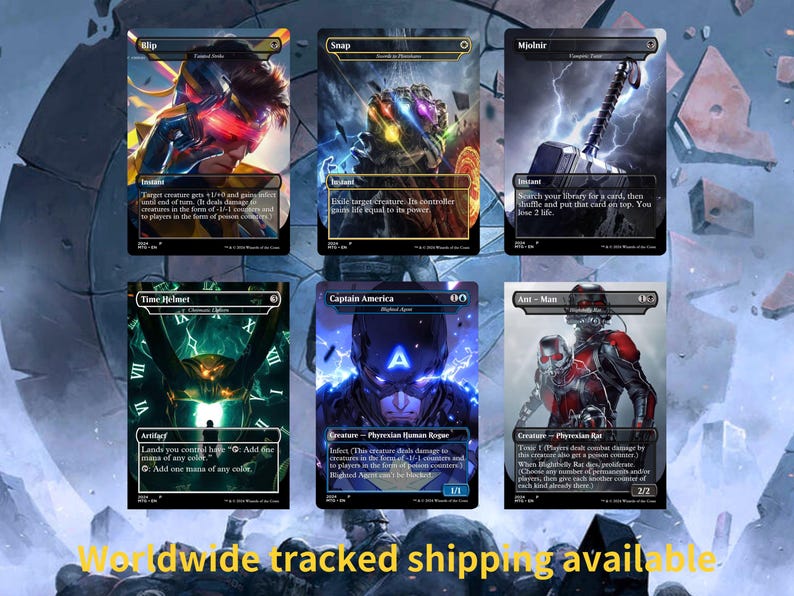 Marvel Cinematic Universe Adventure Time Commander Deck Marvel ...