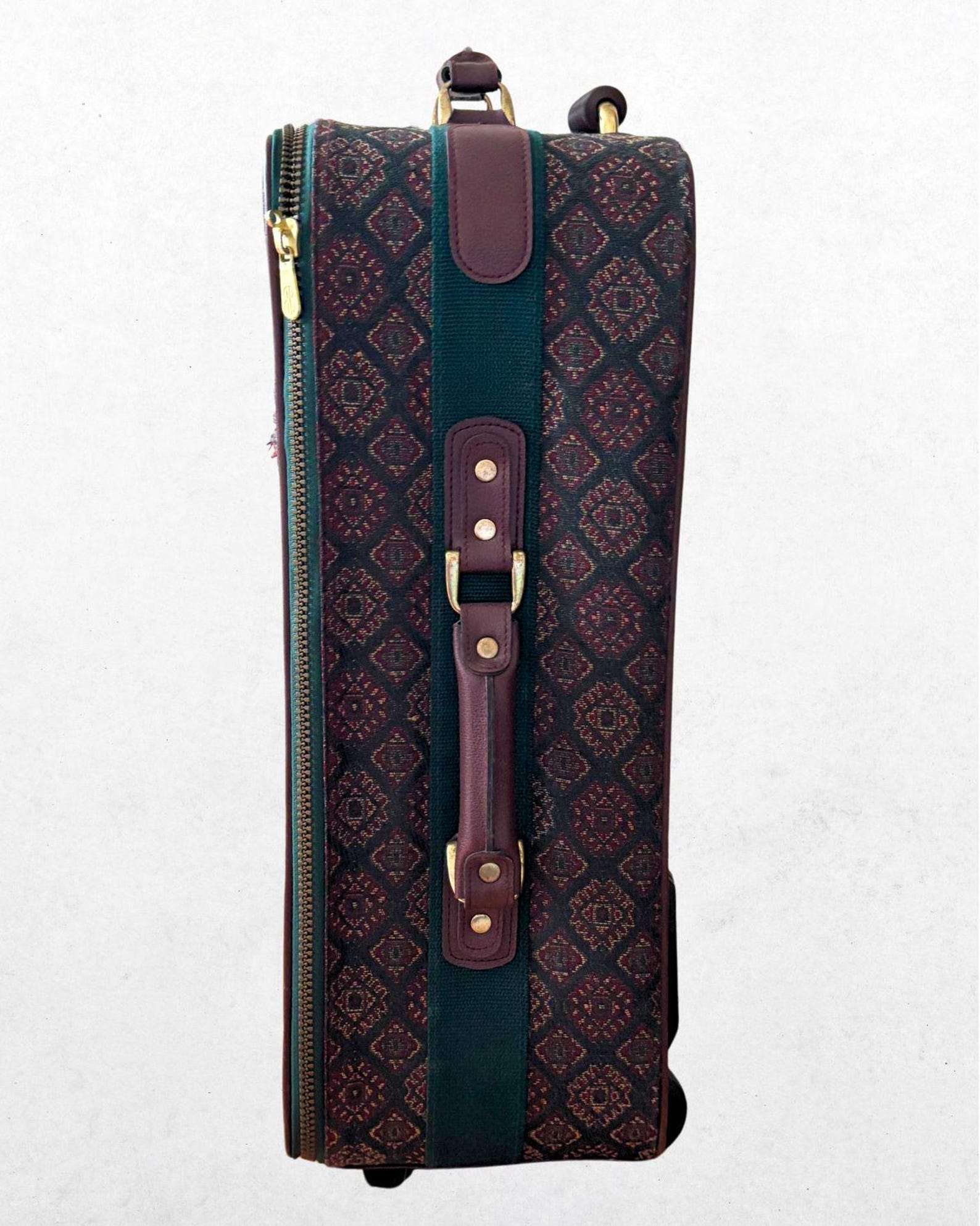 1980s Vintage Bill Blass Medium Size Rolling Suitcase Excellent Condition - Etsy