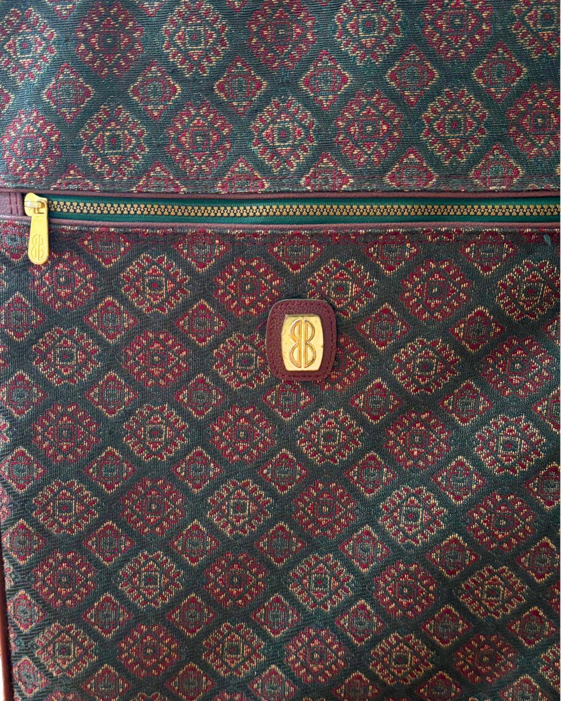 1980s Vintage Bill Blass Medium Size Rolling Suitcase Excellent Condition - Etsy