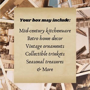 Vintage Surprise Box | Curated Retro Treasures | Unique Gift Bundle ...