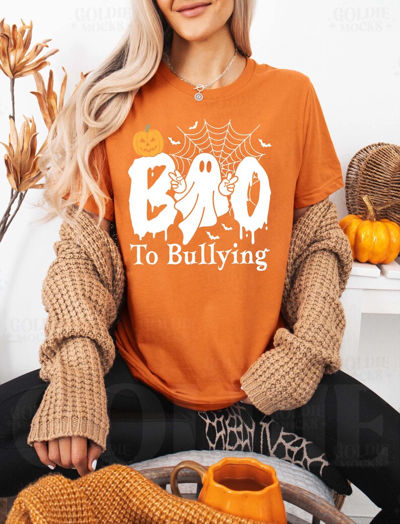 15+ Boo to Bullying Png Bundle, Halloween Orange Anti Bully Unity Day ...