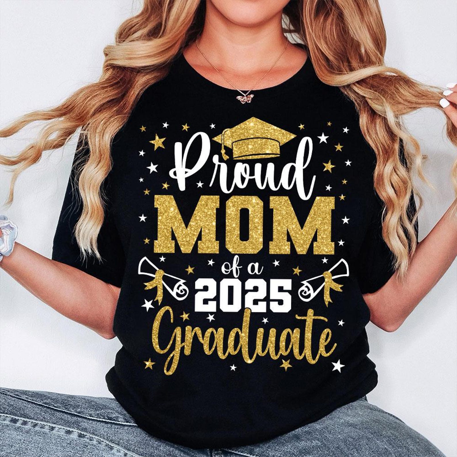 Proud Mom of a 2025 Graduate PNG Svg, Proud Mom PNG Svg Tshirt Design ...