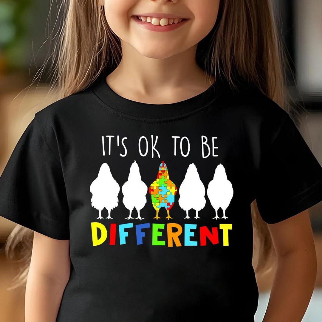 It's Ok to Be Different Png, Chicken Autism Png, Autism Awareness Png ...