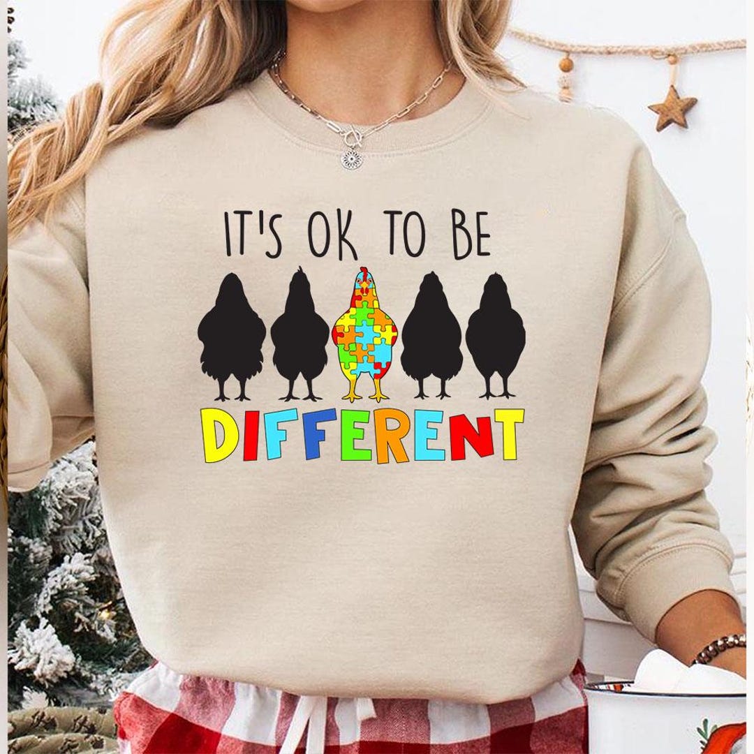 It's Ok to Be Different Png, Chicken Autism Png, Autism Awareness Png ...
