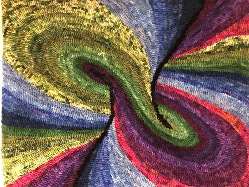 Whirling Cyclone Rug Hooking Pattern - Etsy