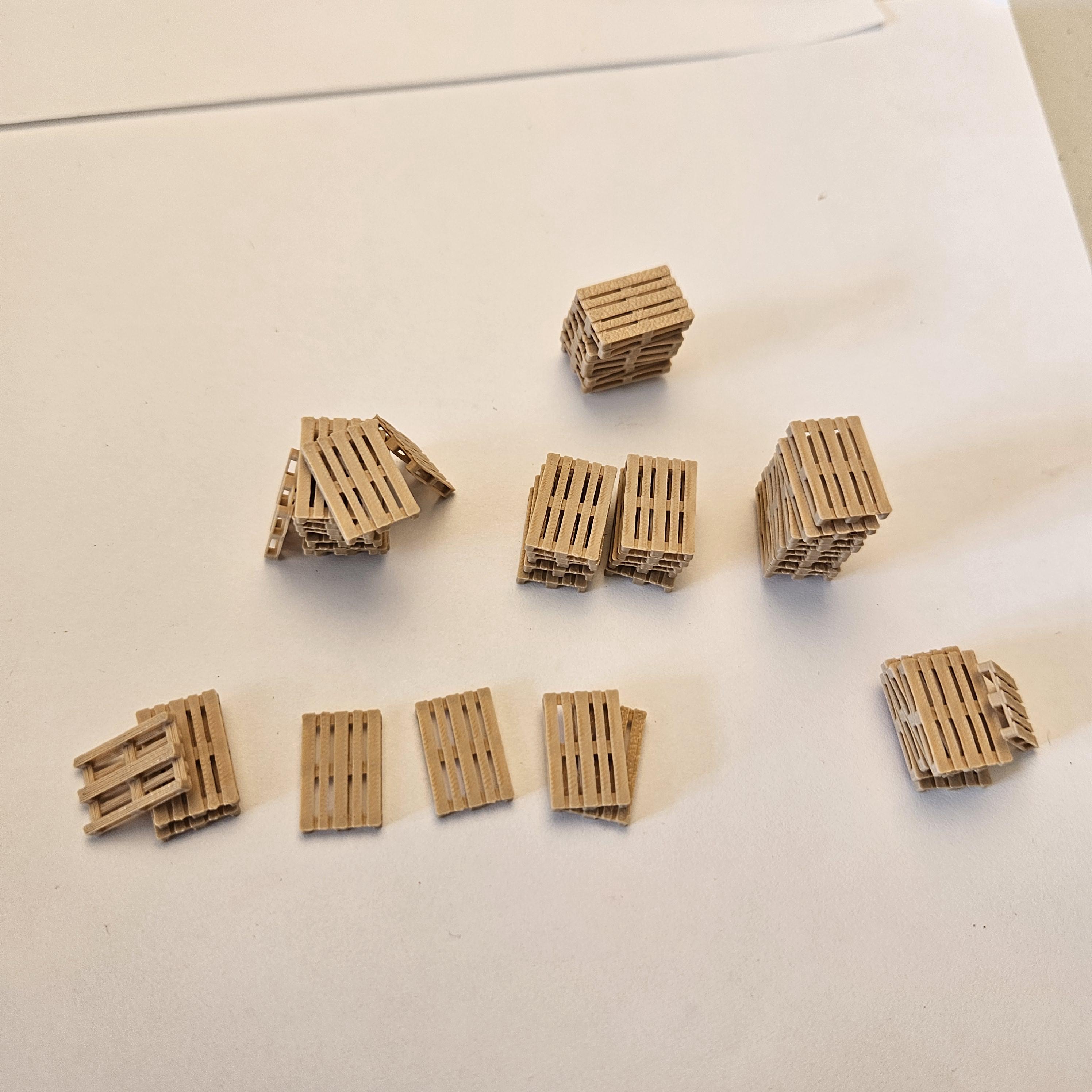 EUR Pallet Miniatures in H0 (1:87) Scale. 100 Pcs. - Etsy