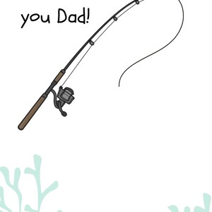 Father’s Day Fishing Handprint Craft Printable Kids Gift for Dad Hooked ...
