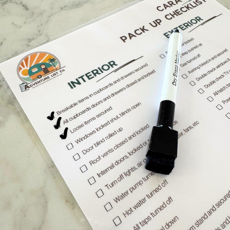 Caravan Pack-up Checklist | Family Caravanning Travel Organization ...