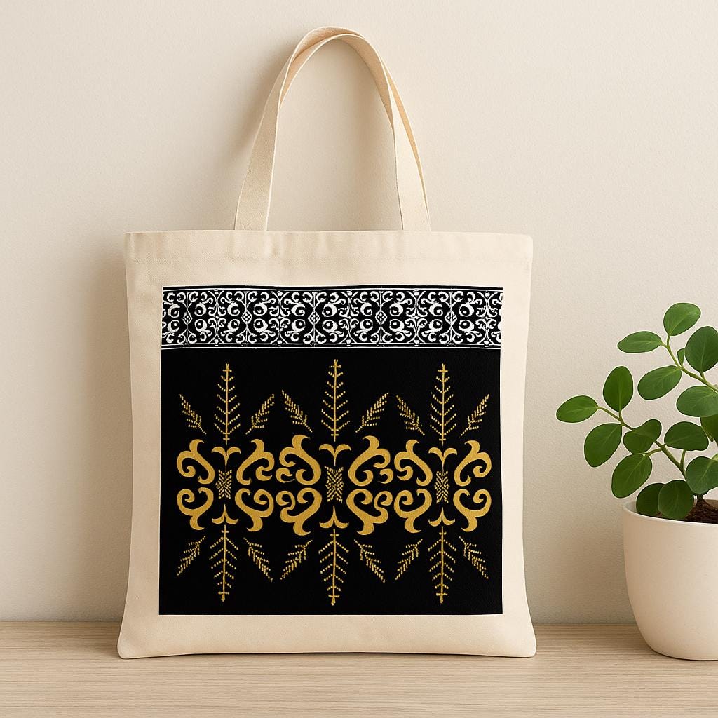 Thai Pixel Art Gold Pattern | Seamless Digital Paper | Traditional Thai ...