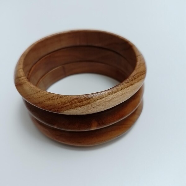 Wooden Bangles - Etsy