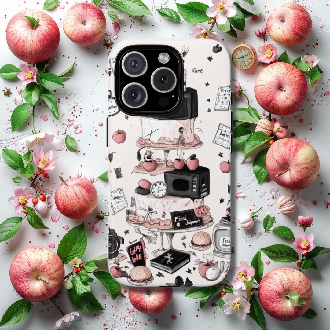 Apple Death Note iPhone Case Anime Inspired Phone Case Kawaii Gothic ...