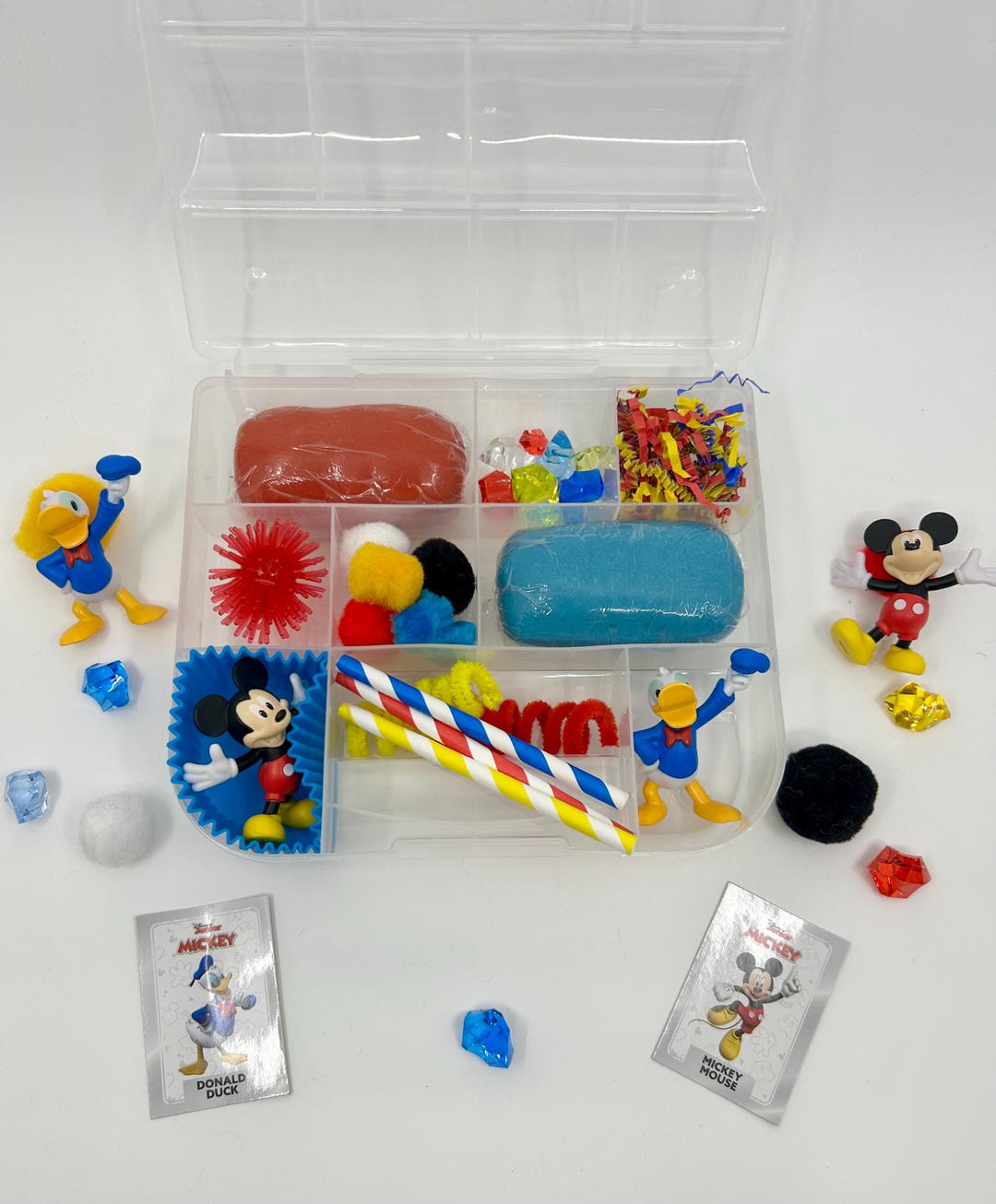 Mickey and Donald Busy Box Sensory Play - Etsy