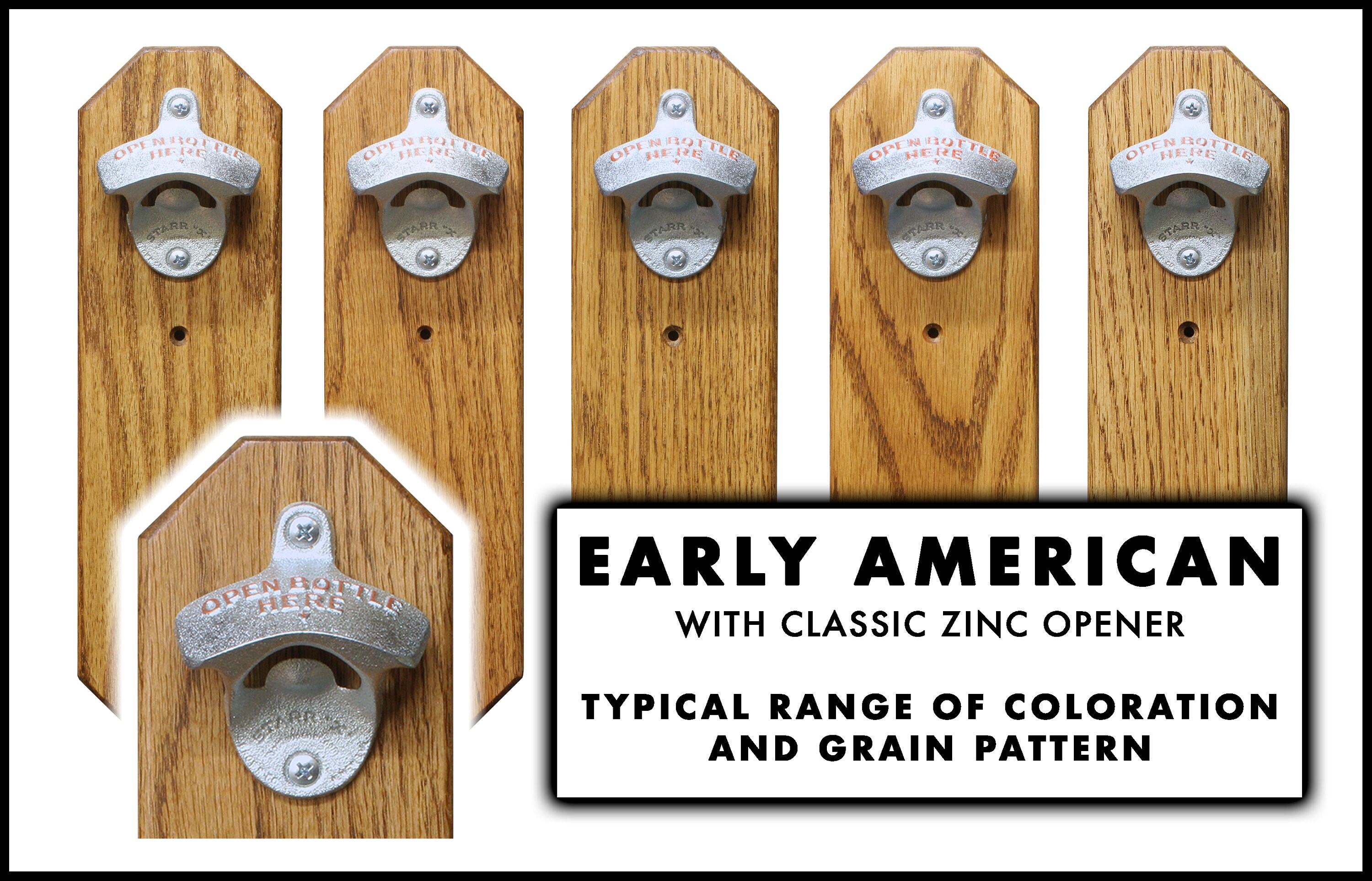 Hop 'n Gator Wall Mounted Bottle Opener With Vintage Beer Can Cap ...