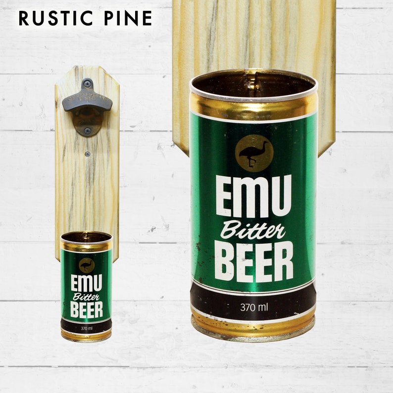 Australia Beer Gift Emu Wall Mounted Bottle Opener With Vintage Beer ...