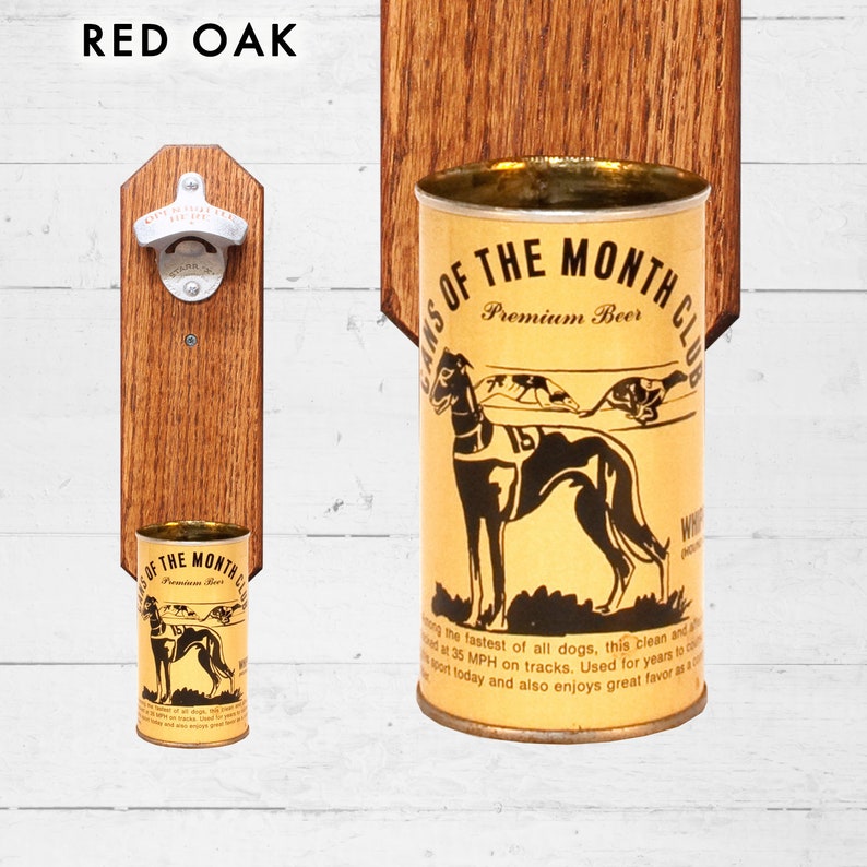 Home Bar Gift Whippet Wall Mounted Bottle Opener With Vintage - Etsy