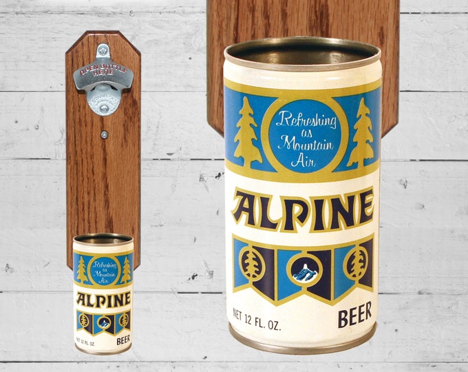 Father's Day Gift Beer Gift for Dad Alpine Lager Biere Wall Mounted ...