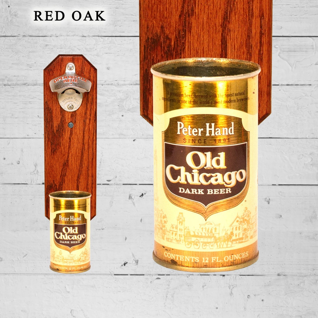 Unique Gift for Guy Peter Hand Old Chicago Dark Beer - Wall Mounted ...