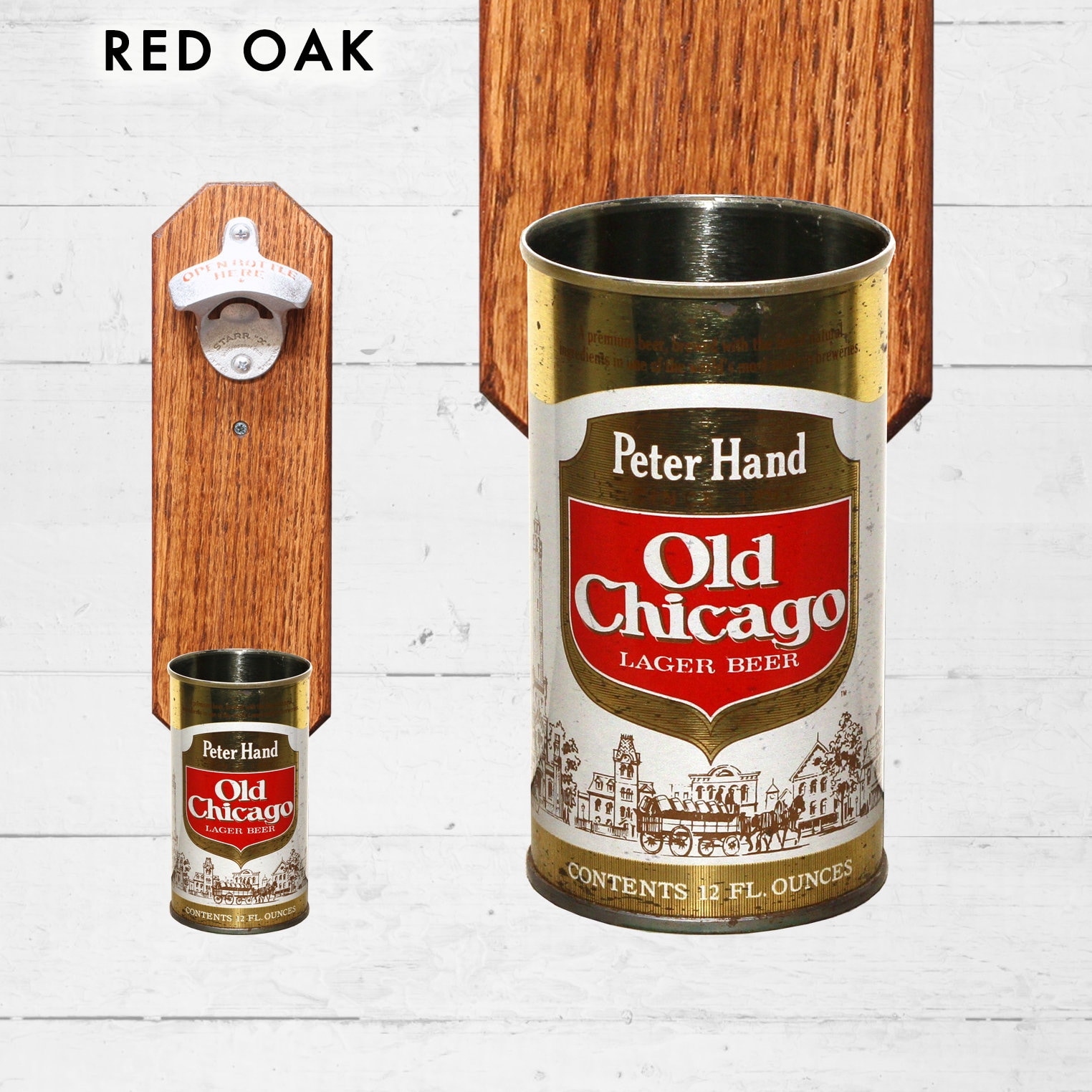 Old Chicago Wall Mounted Bottle Opener With Vintage Beer Can | Etsy