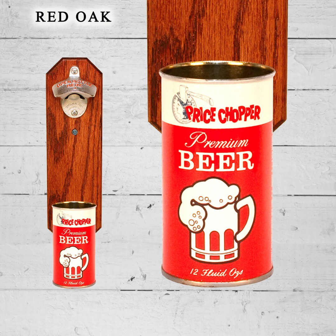 Mancave Gift Price Chopper Bottle Opener With Wall Mounted Vintage Beer ...