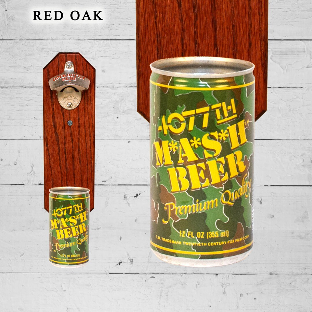Beer Gift MASH TV Show Beer Bottle Opener With Vintage Wall Mounted ...