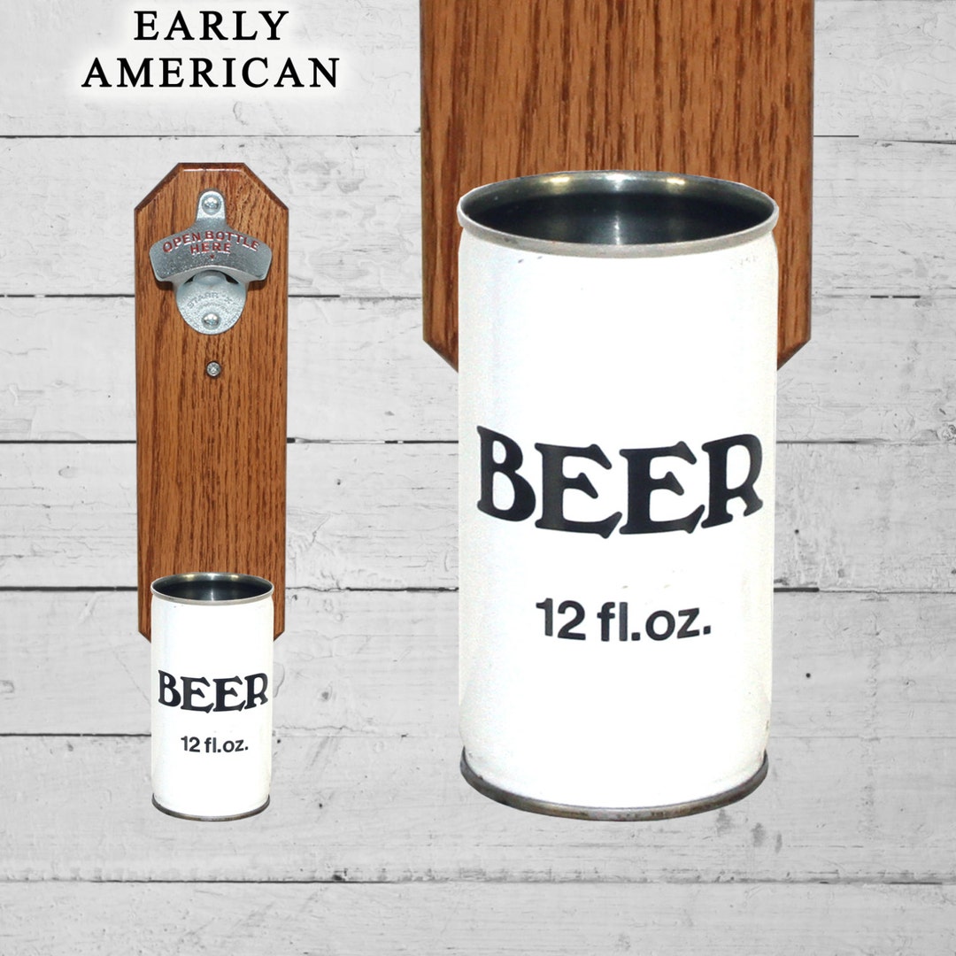 Wall Mounted Bottle Opener With Generic Beer Can Bottle Capcatcher ...