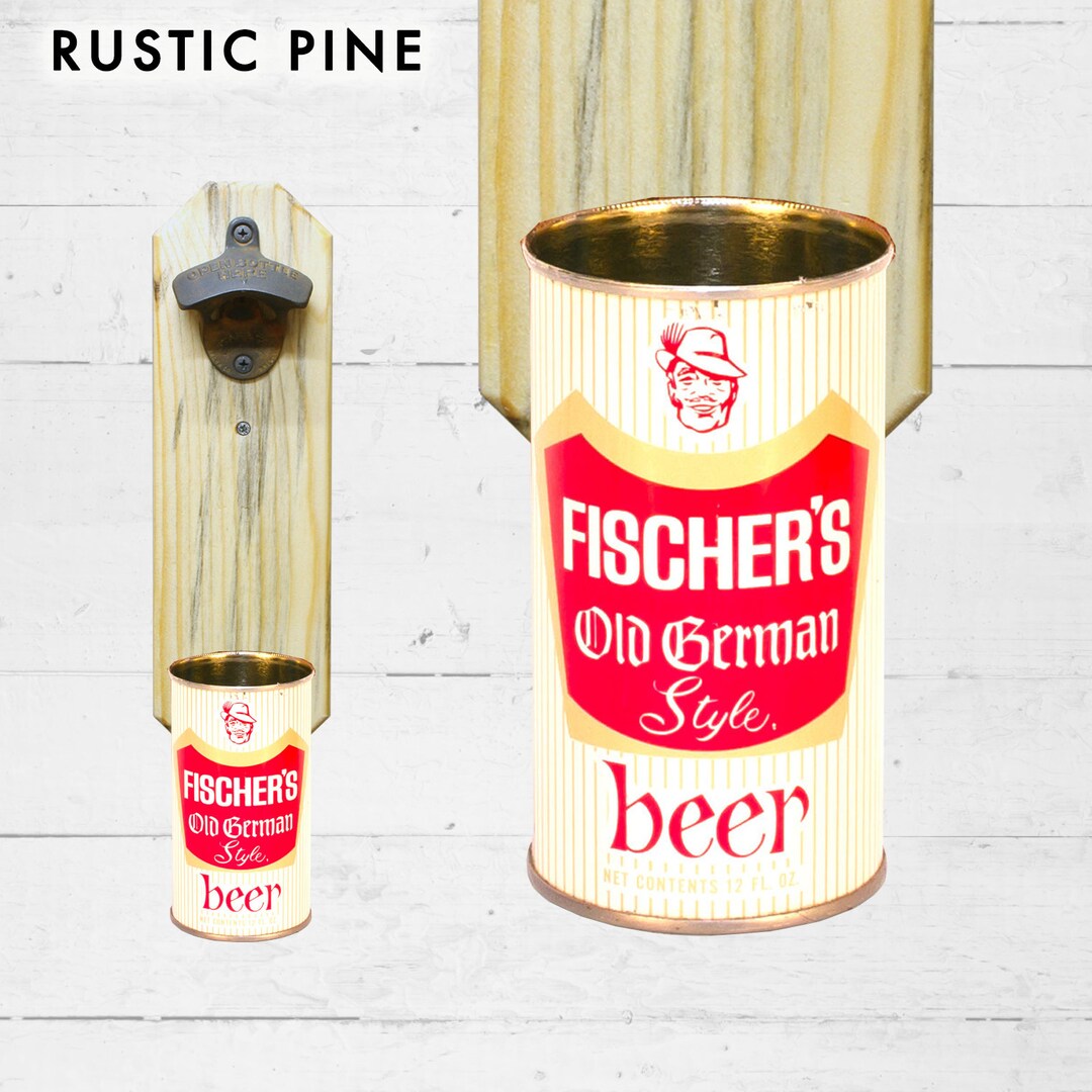 Wall Mounted Bottle Opener With Vintage Fischer's Old German Style Beer ...