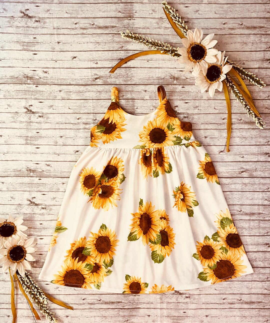 Sunflower Dress - Etsy