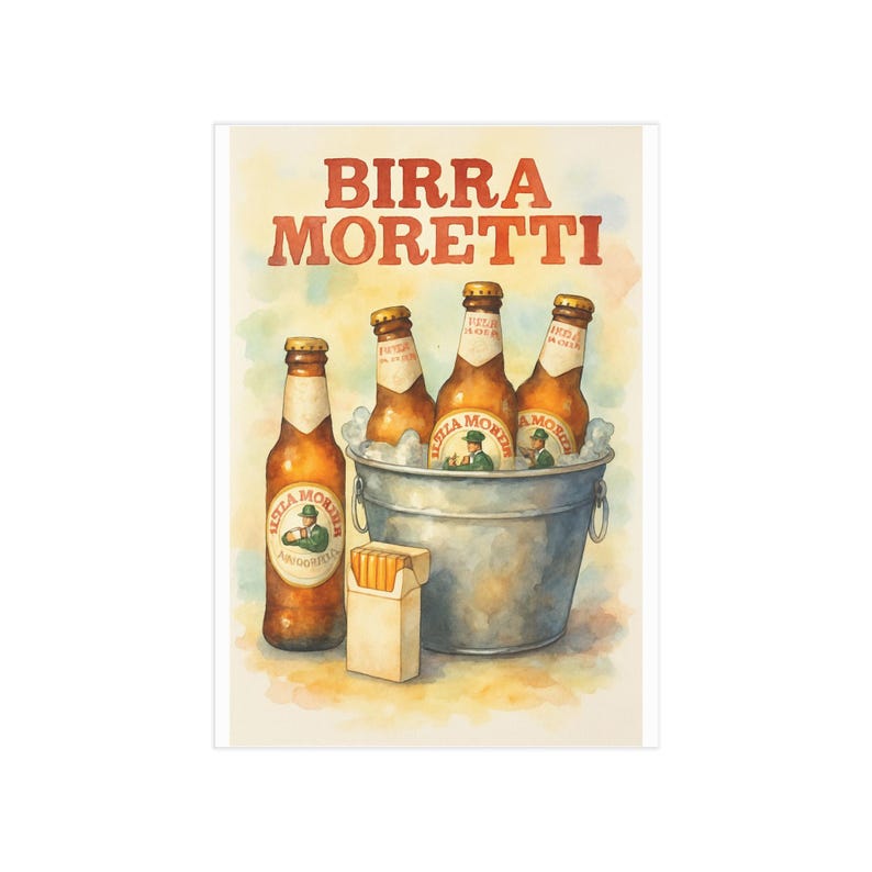 Birra Moretti Poster - Etsy
