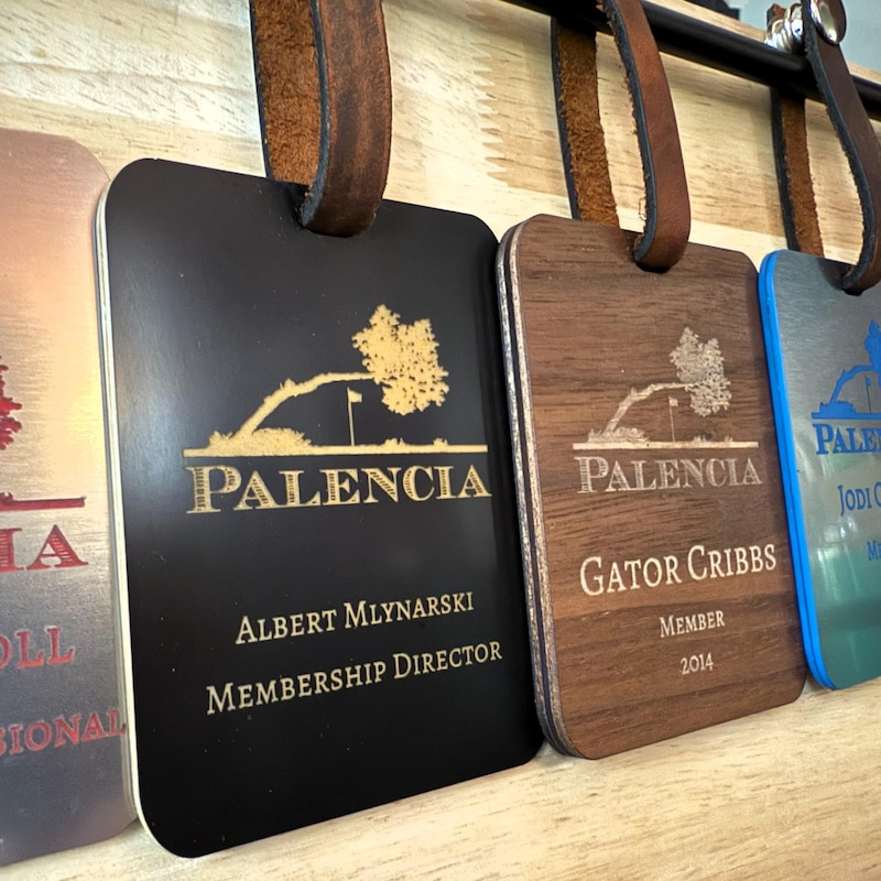 Wooden Corporate Tags - Etsy